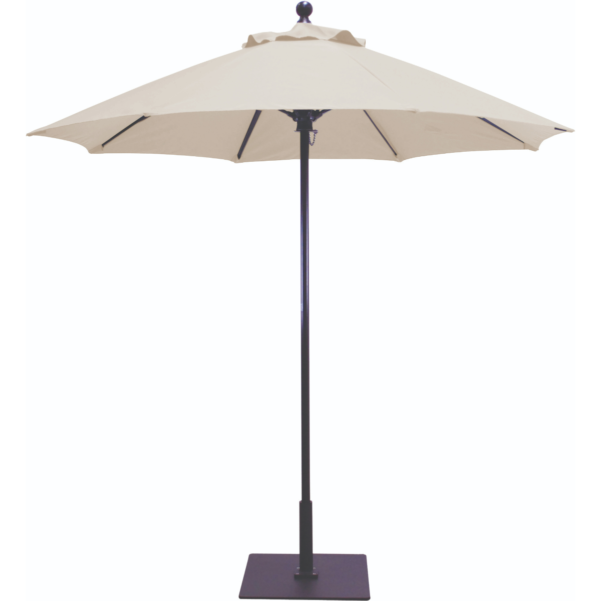 Galtech 7.5' Commercial Fiberglass Ribs Patio Umbrella - Vellum ...