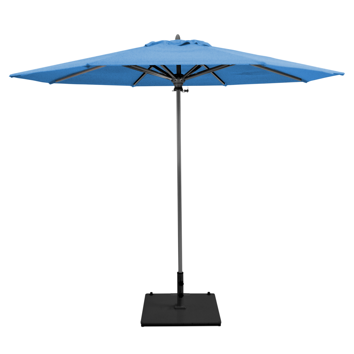 Galtech 9' Deluxe Commercial Single Pole Patio Umbrella - Capri ...
